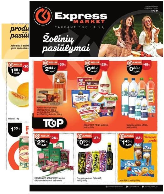 MAXIMA akcijos ir naujausi leidiniai