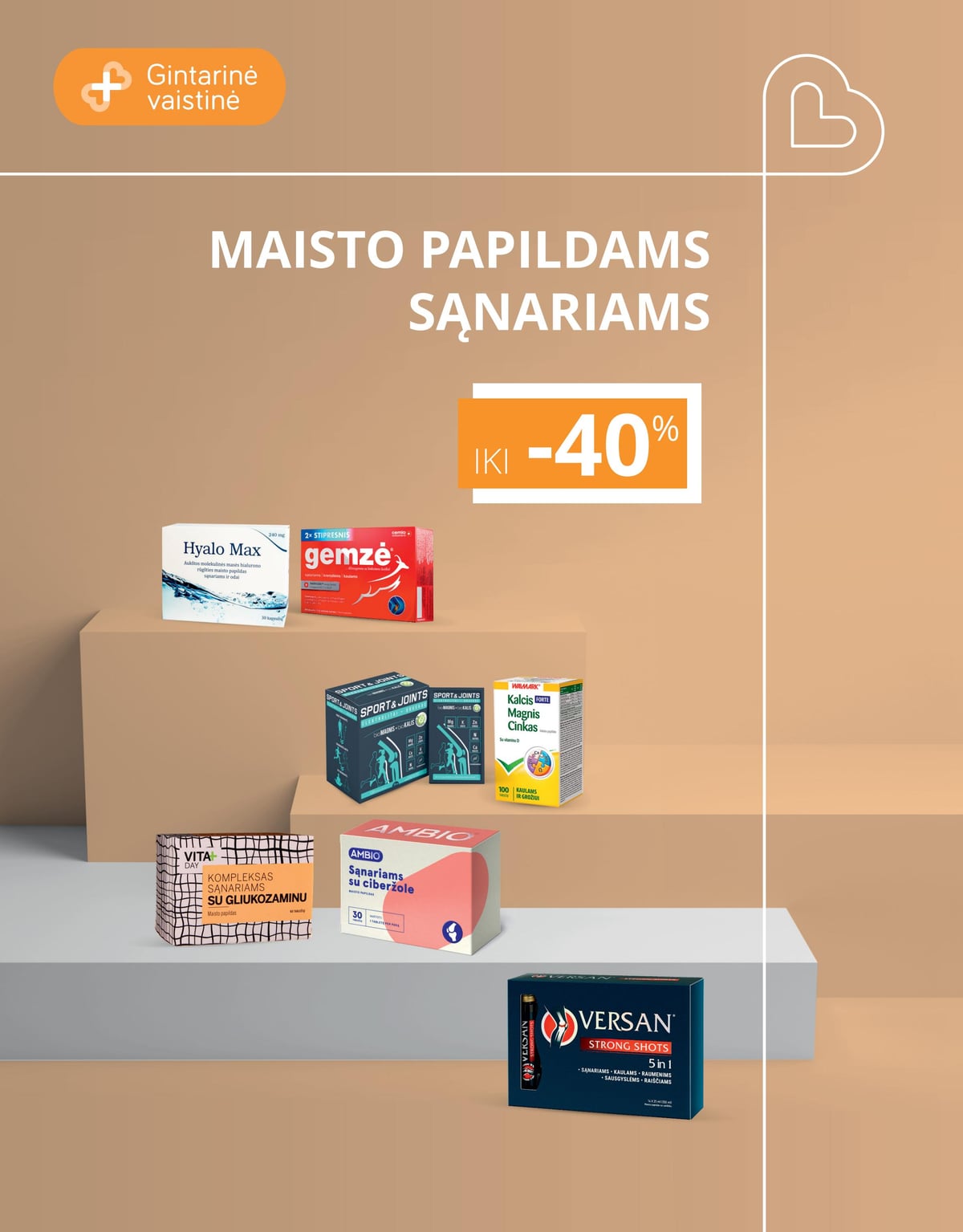 GINTARINĖS vaistinės akcijų leidinys