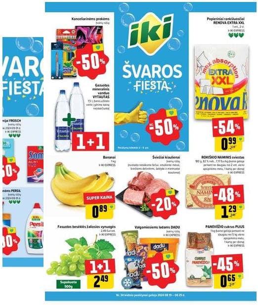 MAXIMA akcijos ir naujausi leidiniai