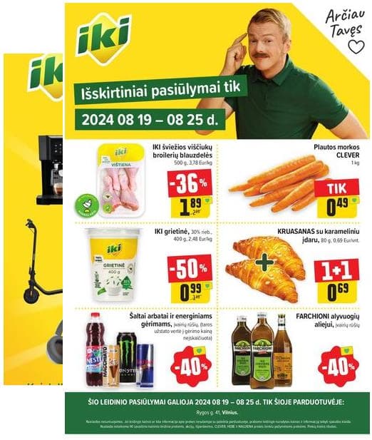 Naujausias IKI Savaitėlė akcijų leidinys „Mažiname kainas“