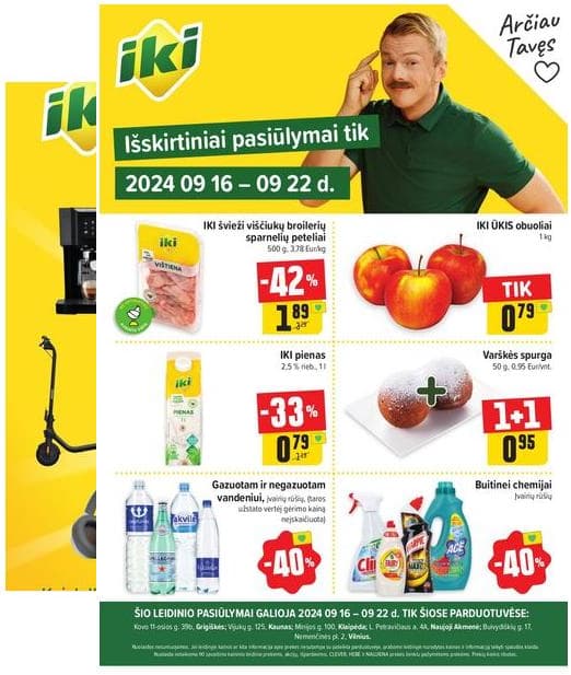 MAXIMA akcijos ir naujausi leidiniai