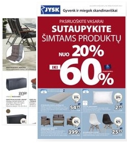 JYSK akcijos - Akcijos.lt