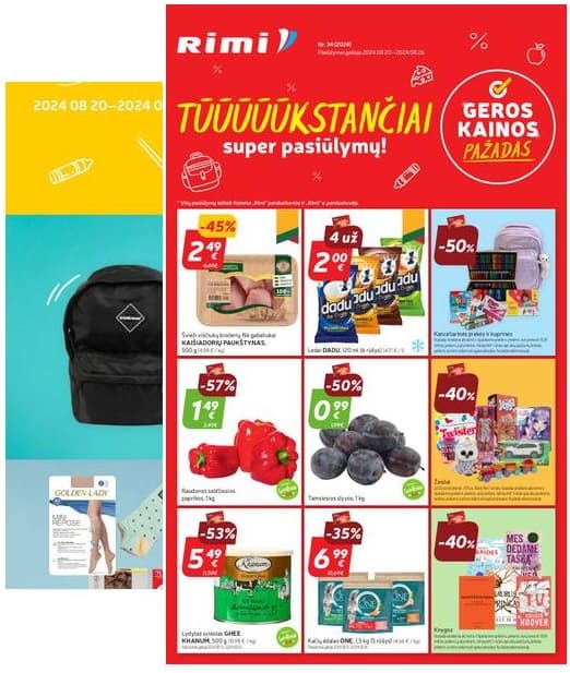 MAXIMA akcijos ir naujausi leidiniai